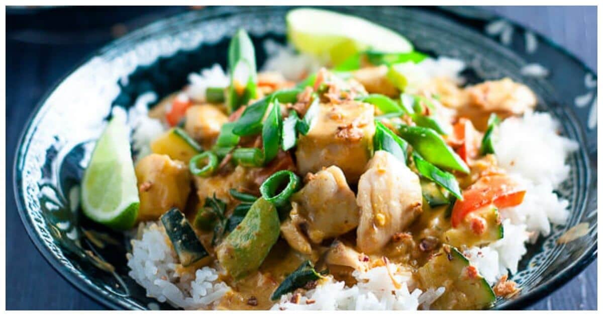 Fish Panang Curry (Light and Aromatic) | My Sugar Free Kitchen