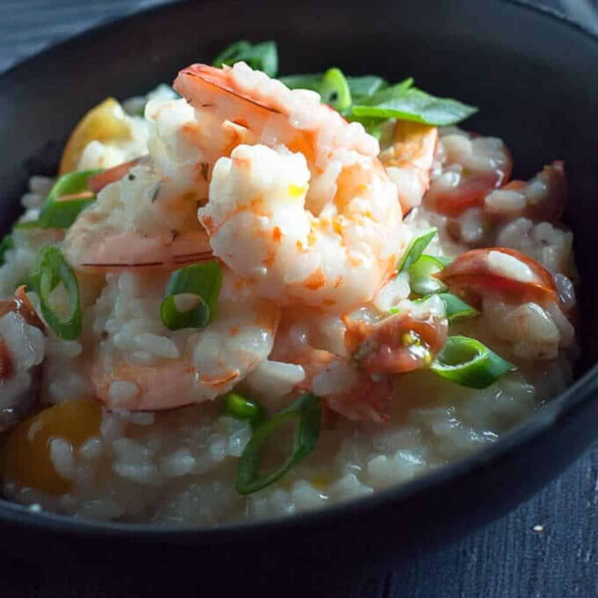 Garlic Prawn and Tomato Risotto Recipe | My Sugar Free Kitchen