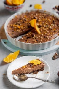 No Bake Chocolate Orange Cheesecake | My Sugar Free Kitchen