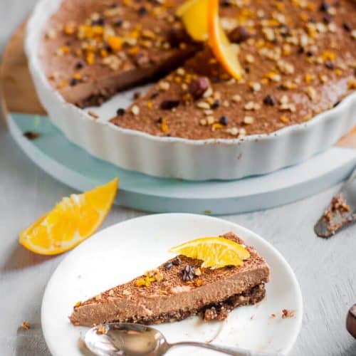 No Bake Chocolate Orange Cheesecake | My Sugar Free Kitchen