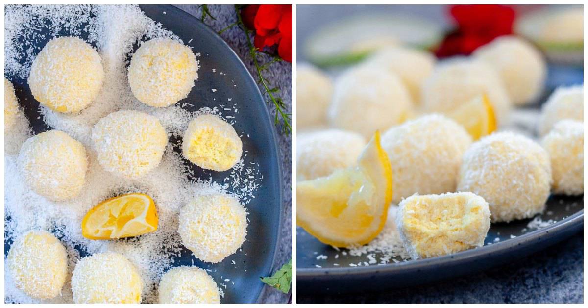 Easy 6 Ingredient Creamy Lemon Bliss Balls | My Sugar Free Kitchen