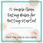 Simple Printable Clean Eating Shopping List To Help You Loose Weight
