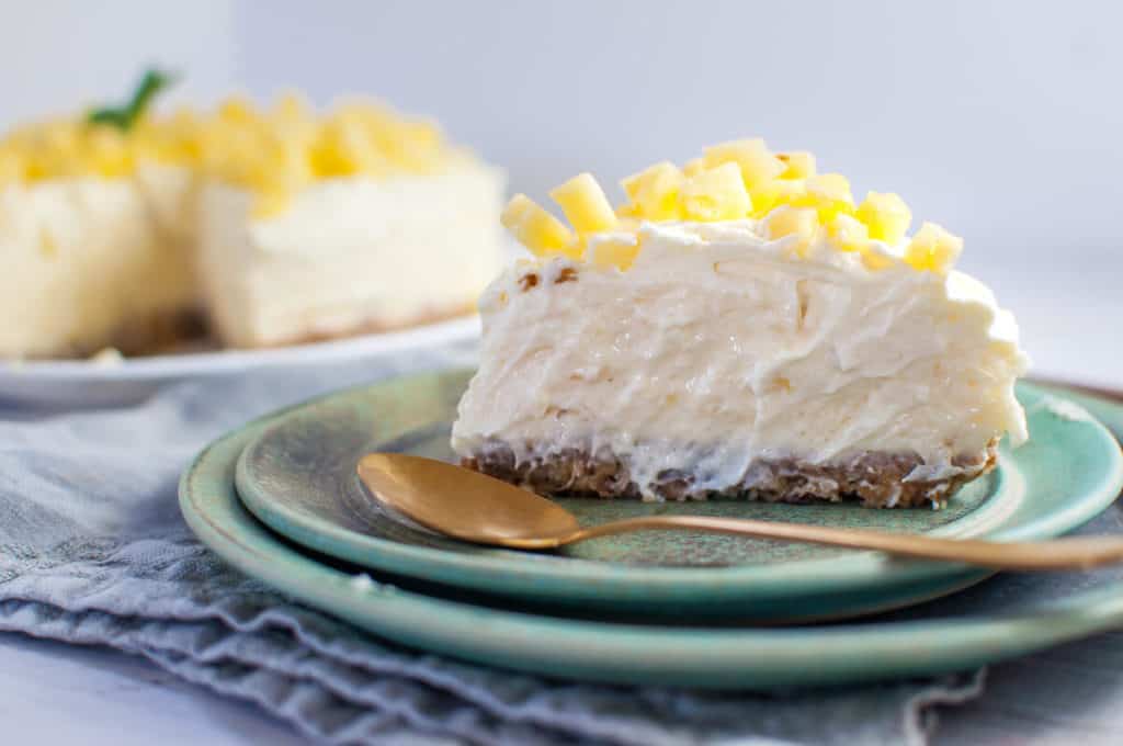 Easy Pineapple Fridge Tart | My Sugar Free Kitchen