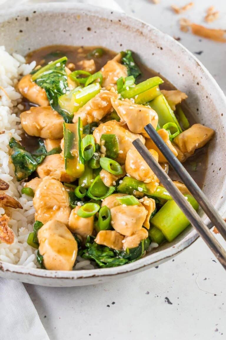 Chicken with Garlic Sauce Chinese | My Sugar Free Kitchen