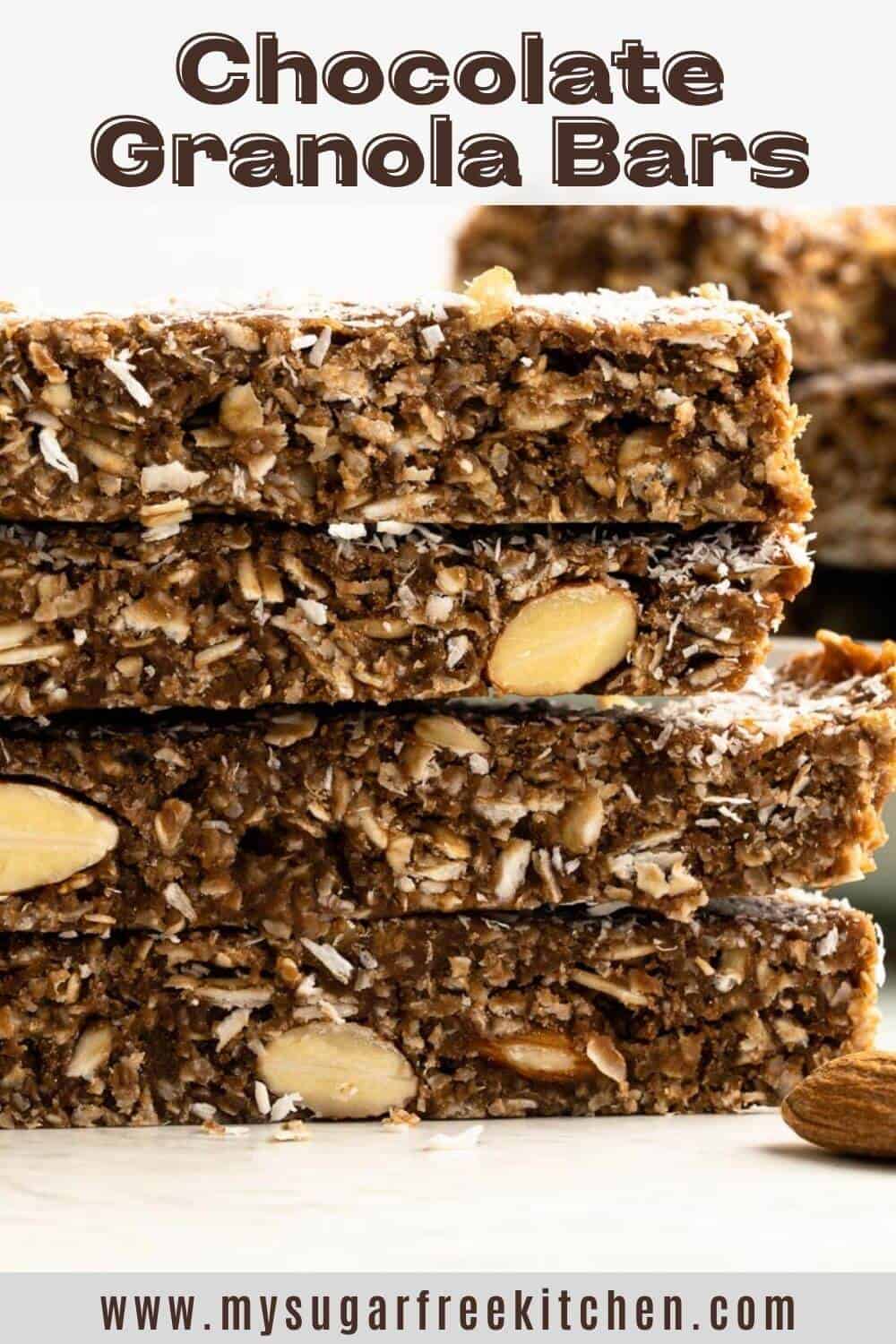 No Bake Chocolate Oat Bars | My Sugar Free Kitchen