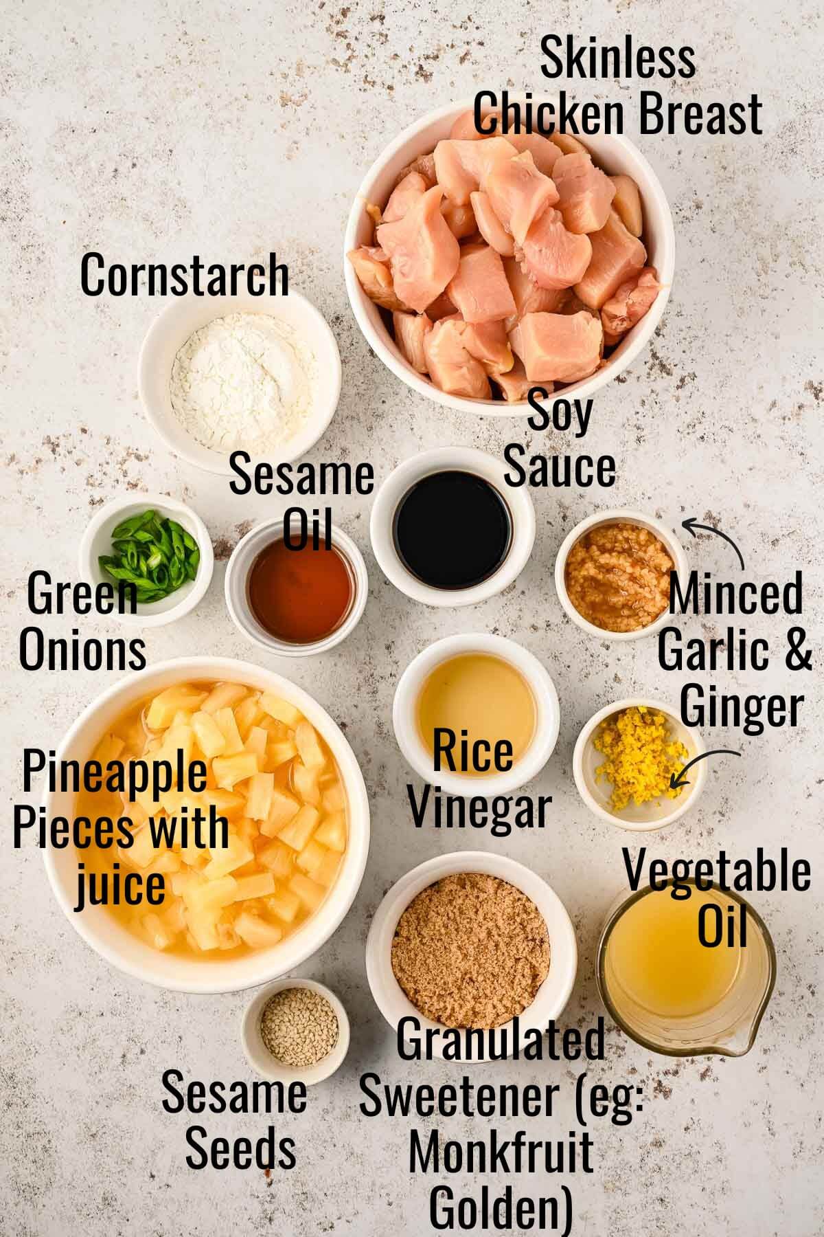 Chinese Chicken with Pineapple | My Sugar Free Kitchen