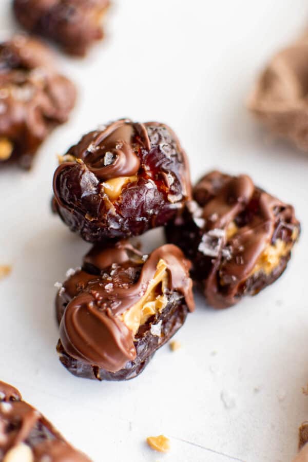 Date Snickers (Chocolate Covered Dates) | My Sugar Free Kitchen