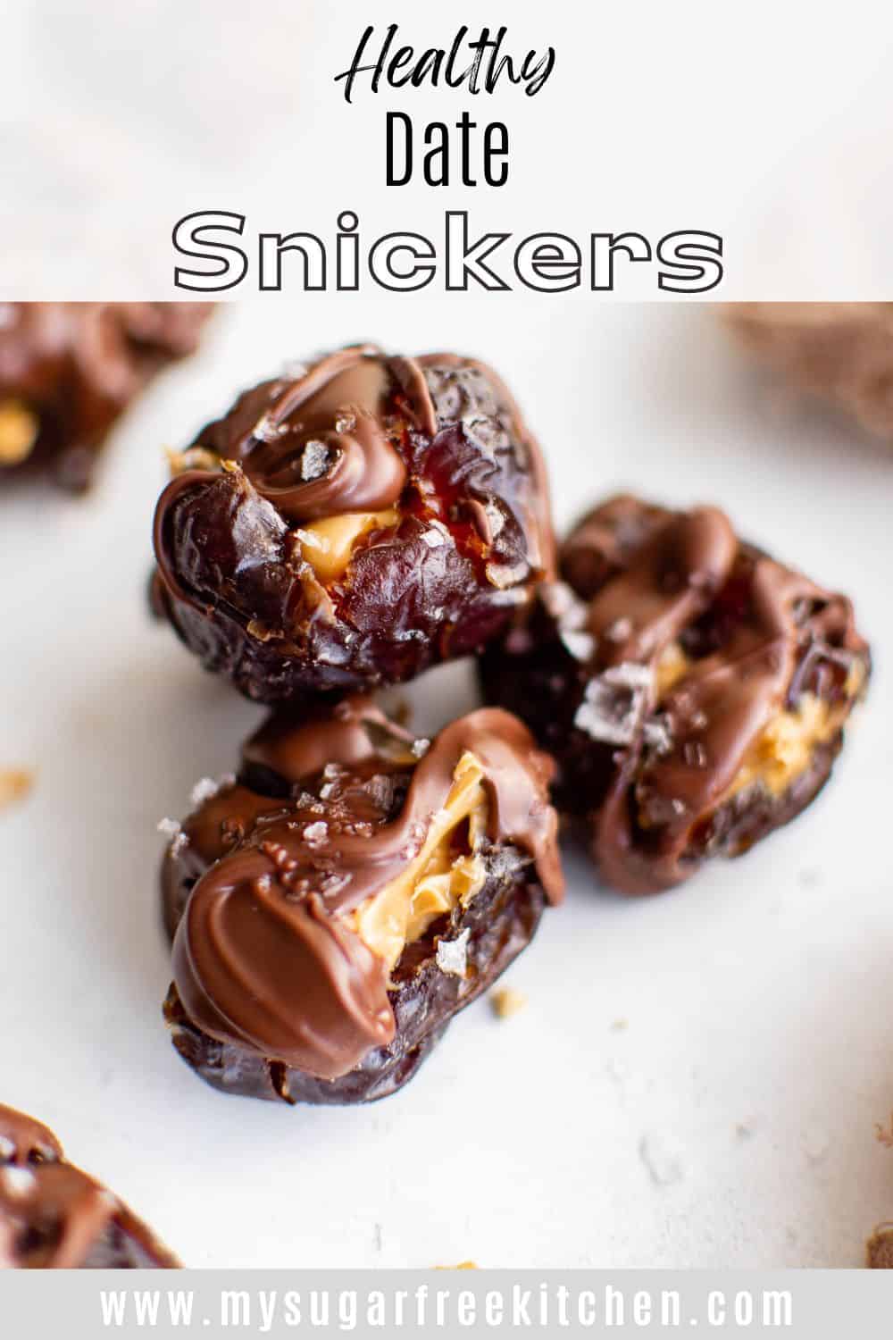Date Snickers (Chocolate Covered Dates) | My Sugar Free Kitchen
