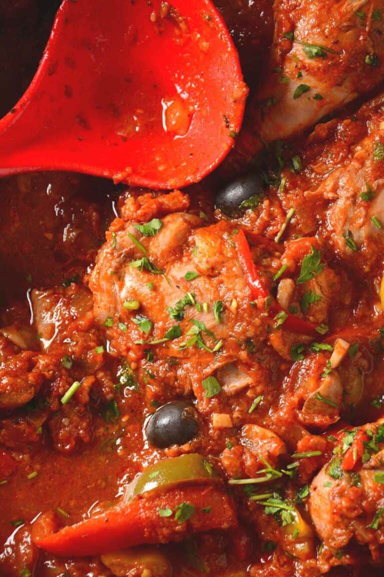 Pressure Cooker Chicken Cacciatore Recipe | My Sugar Free Kitchen