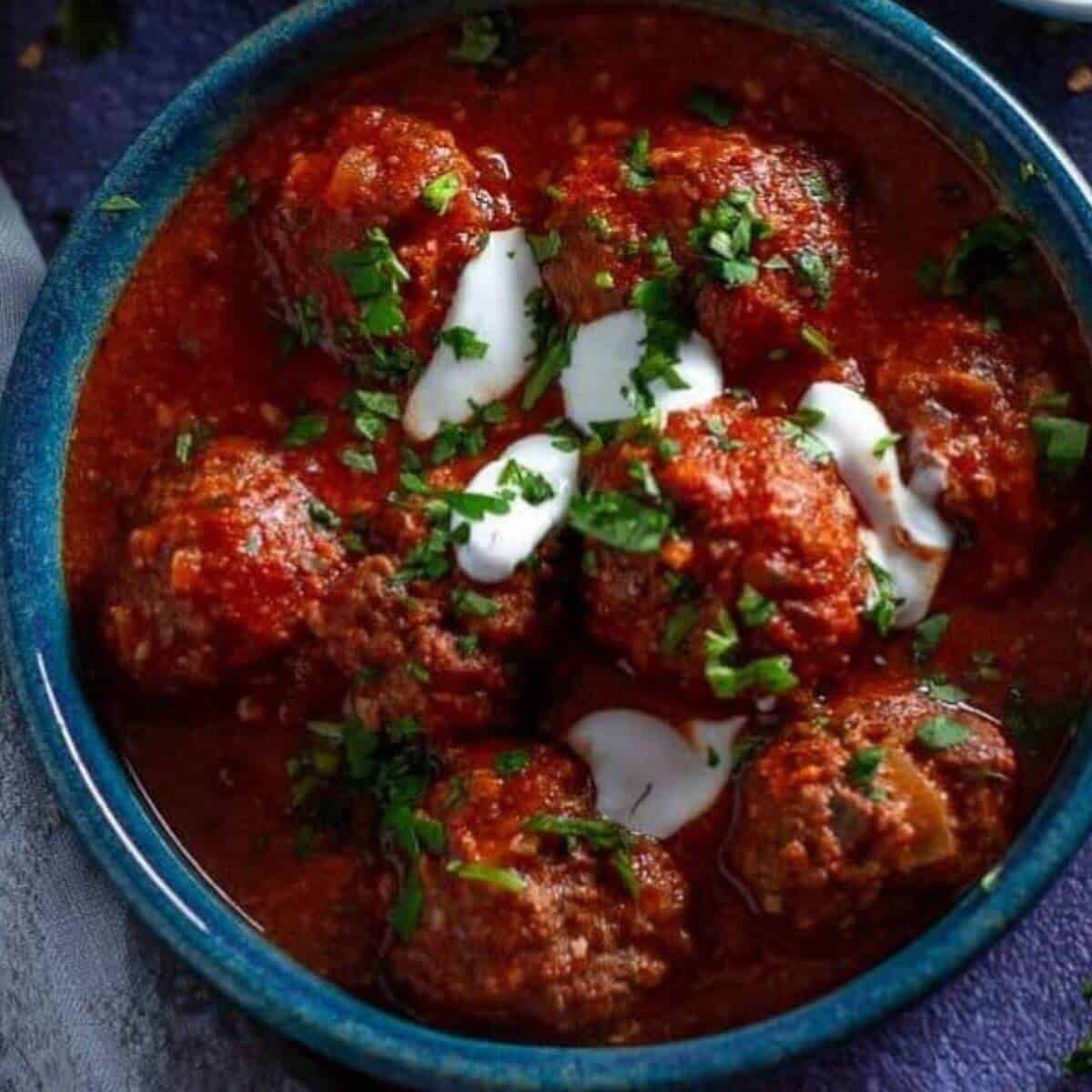 Slow Cooker Moroccan Meatballs | My Sugar Free Kitchen