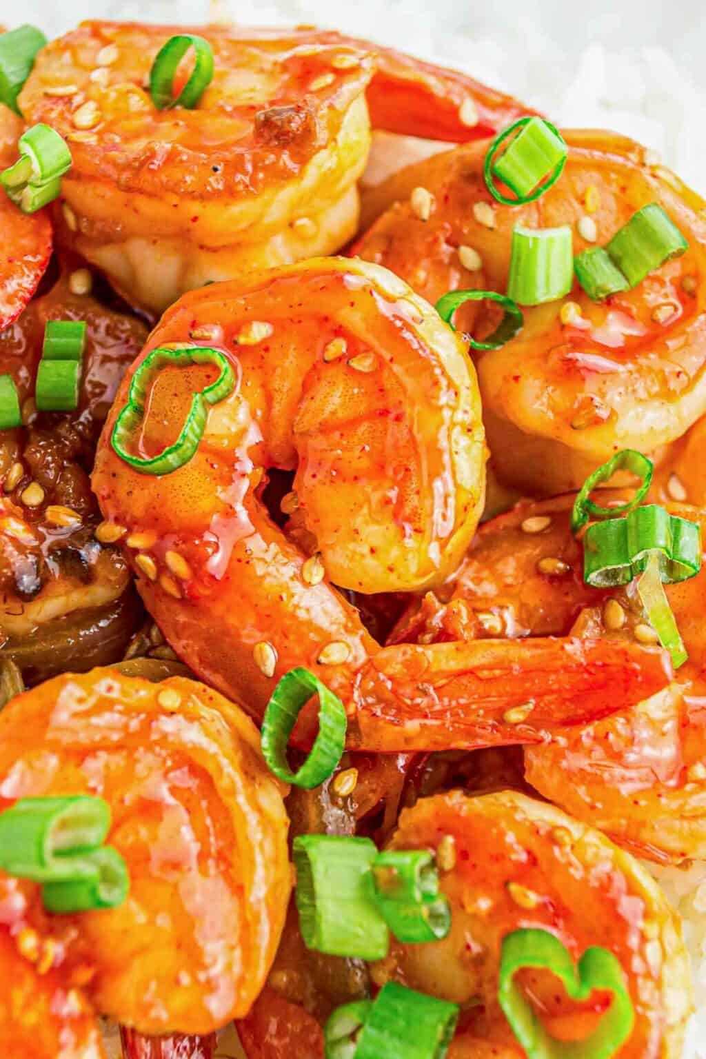 Spicy Korean Gochujang Prawns (Shrimp)